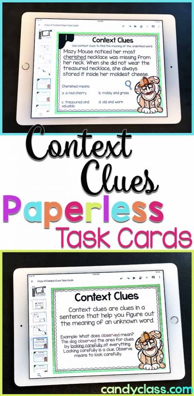 Activities for Teaching Context Clues in the Primary Grades – The Candy ...