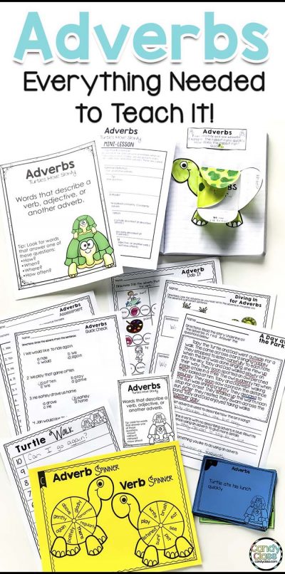 Adverbs Mini-Lesson & Activity Ideas – The Candy Class