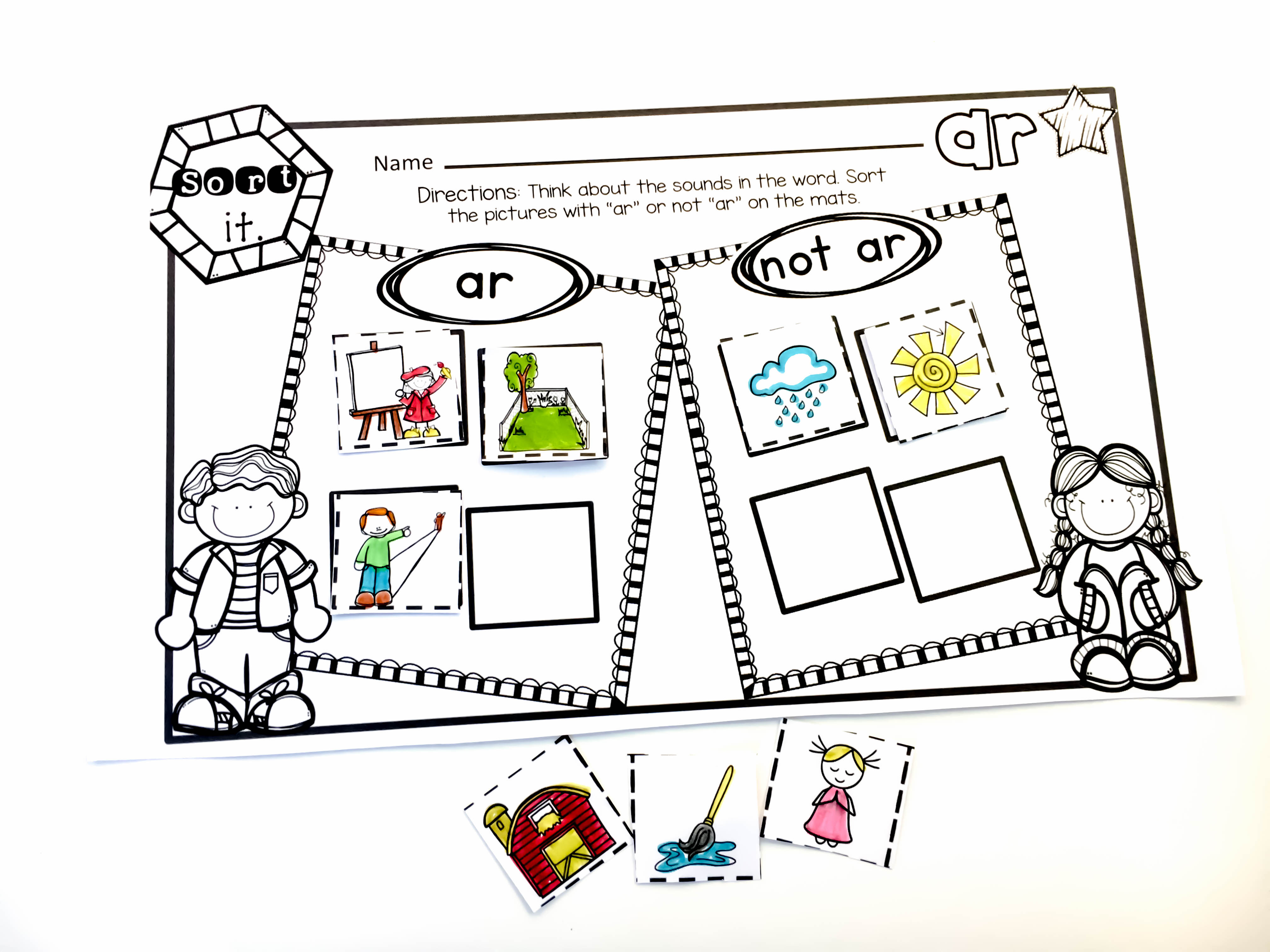 Fun and Simple Activities for Bossy R & a Freebie - The Candy Class