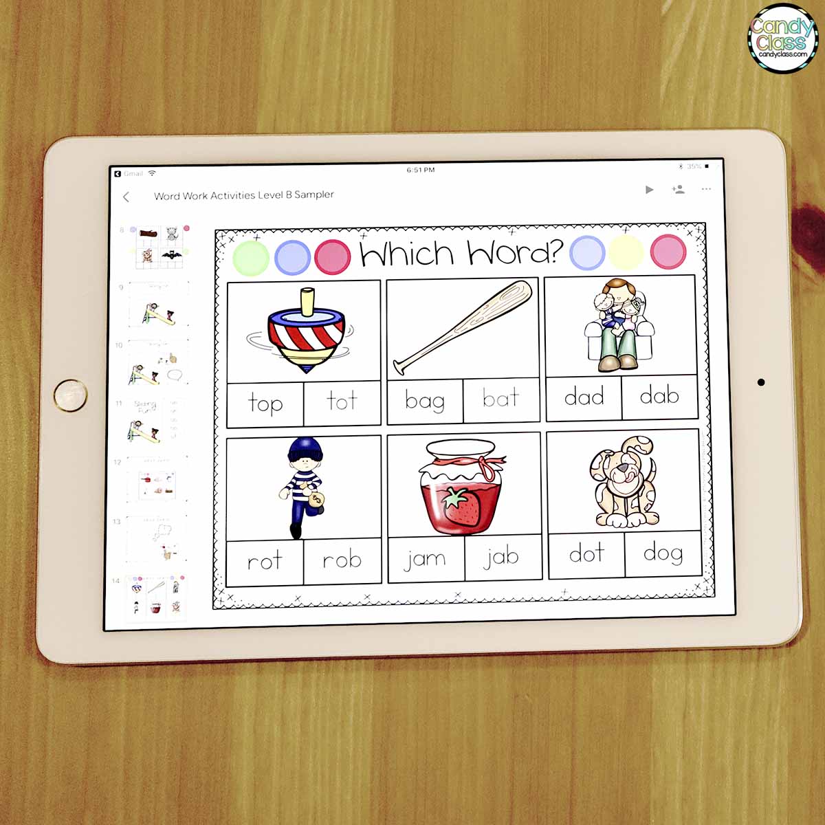 Teacher Freebies: Digital Guided Reading AA-D - The Candy Class